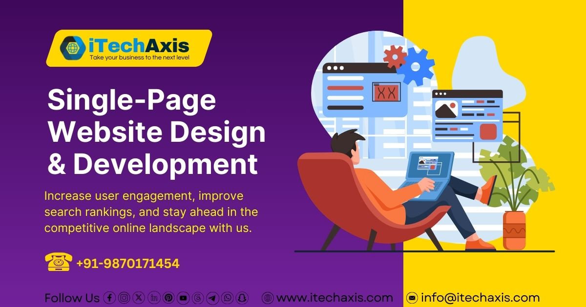 Single-Page Website Design and Development Single-Page Website Design and Development